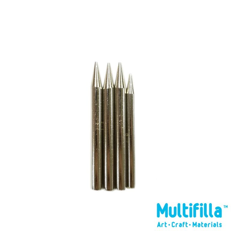 Brass Nickel Coated Soldering Pin - 4pcs | Multifilla