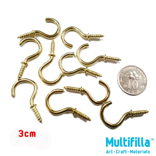 Brass Cup Hook Multifilla