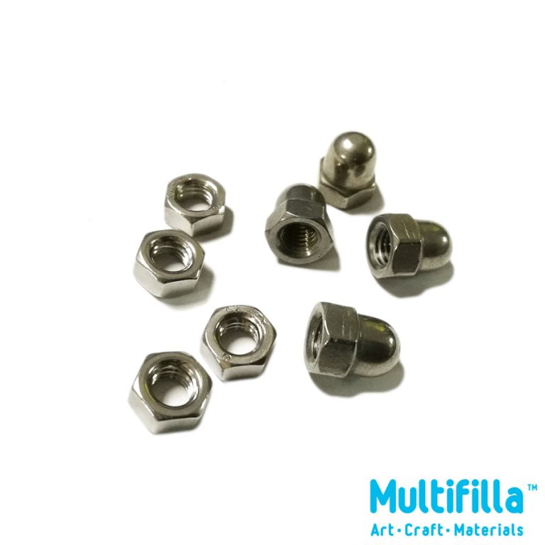 Stainless Steel End Cap & Nut - 4 pairs | Multifilla