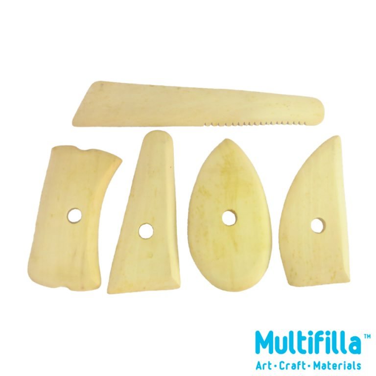 Ceramic Wooden Rib Set - 5pcs | Multifilla