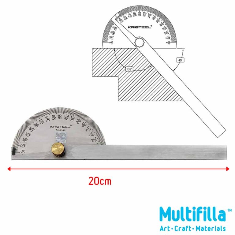 Kristeel – Stainless Steel Protractor | Multifilla