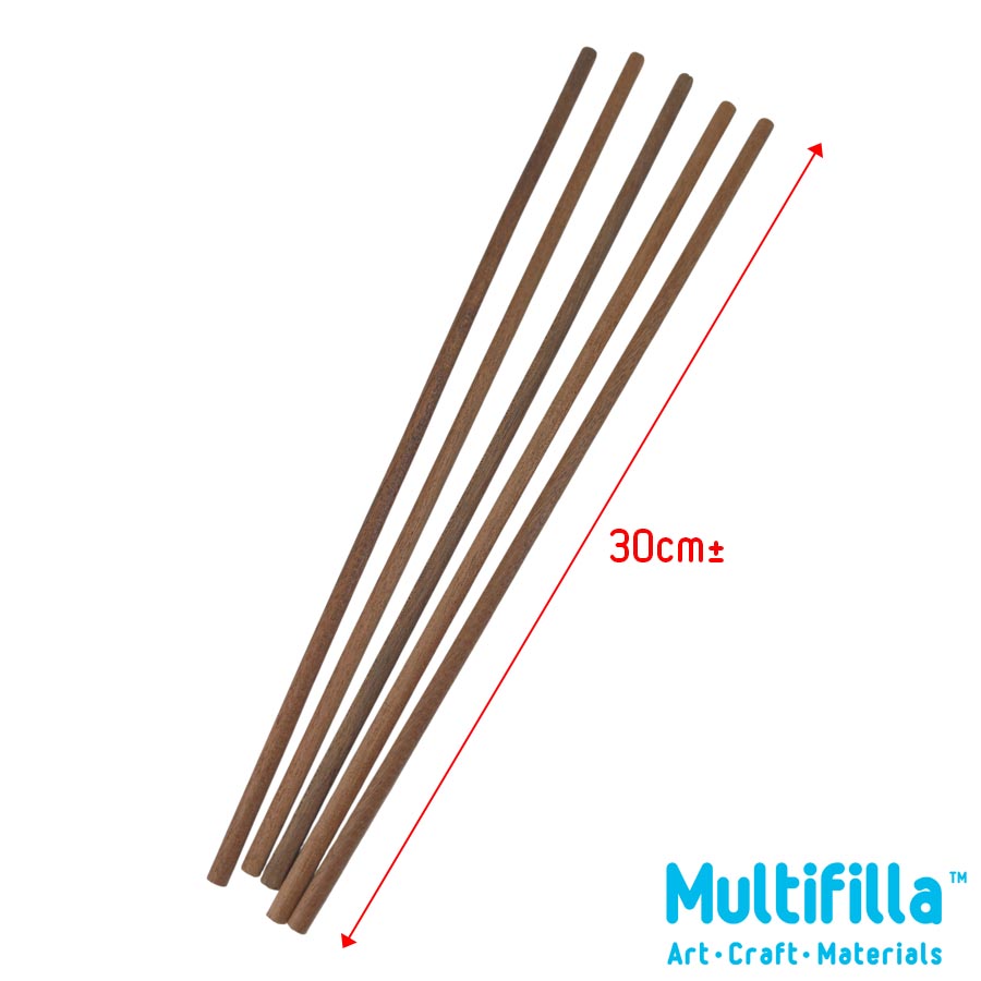 Meranti Wood Dowel - 5pcs | Multifilla