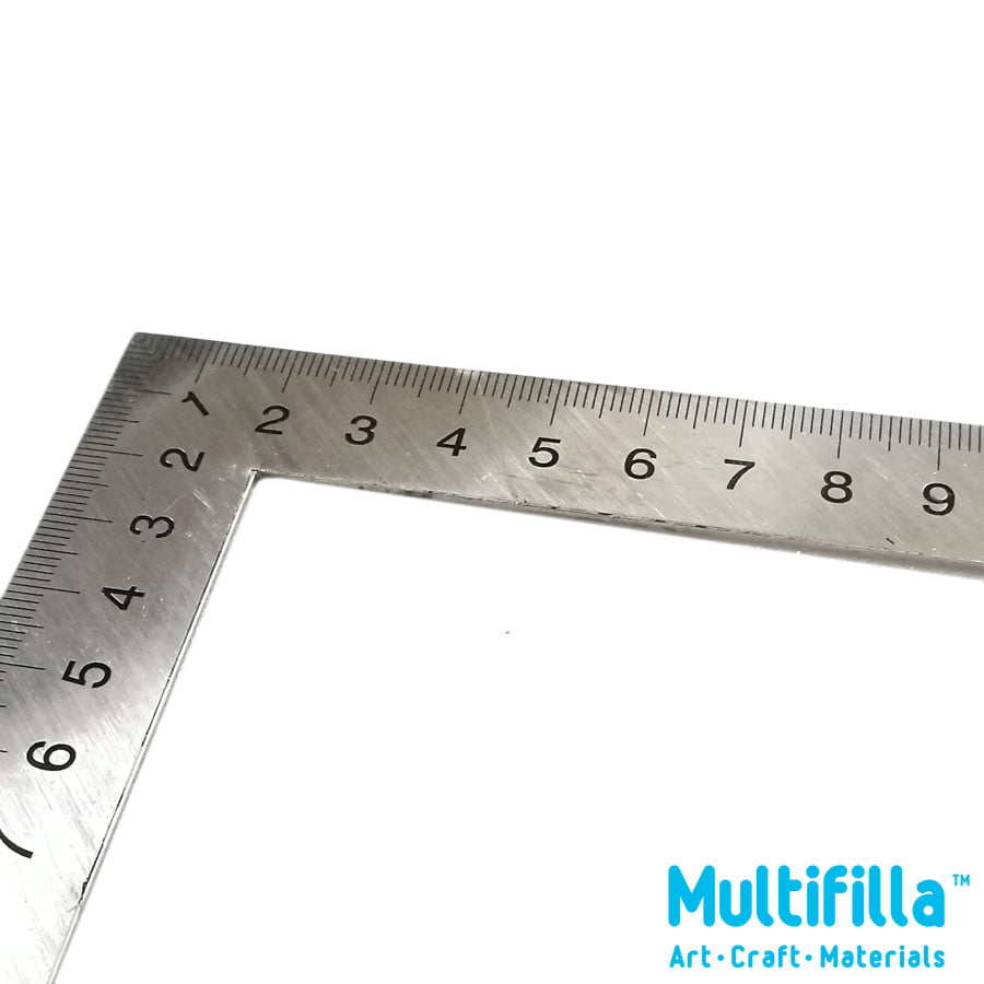 Stainless steel 90° Angle Metric Ruler | Multifilla
