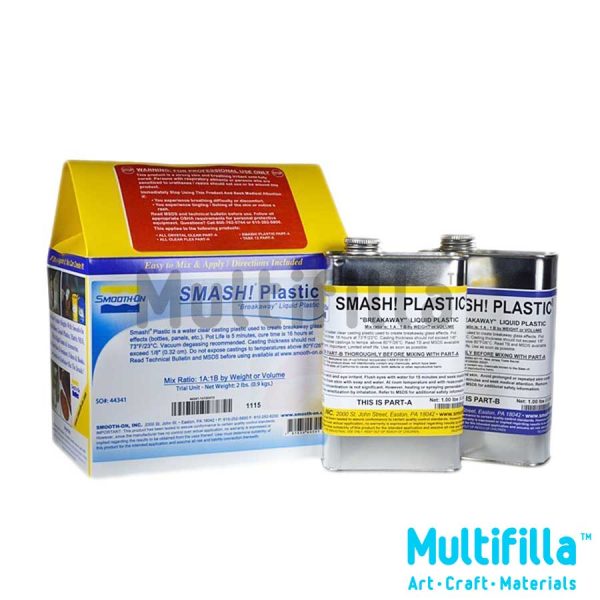 SMOOTH-ON SMASH! Plastic : 0.9kg - Breakaway Liquid Plastic | Multifilla