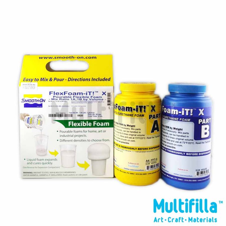 SMOOTH-ON FlexFoam-iT! X : 0.88kg - Pourable Flexible Foam | Multifilla