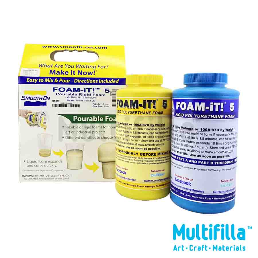 SMOOTH-ON Foam-iT! 5 : 0.86kg - Pourable Rigid Foam | Multifilla